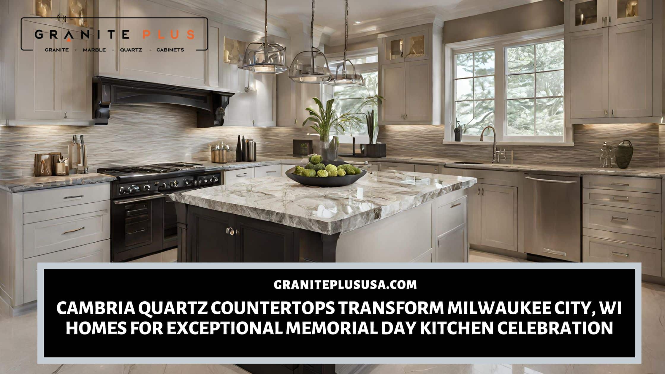 Cambria Quartz Countertops Transform Milwaukee City, WI Homes for ...